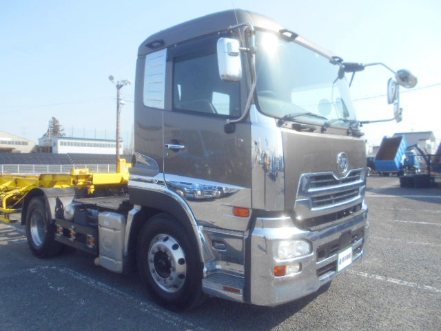 [トレーラーヘッド] H27 クオン 第5輪荷重11t 後輪エアサス 450馬力 走行48万km 車検付 | 株式会社東洋車輌